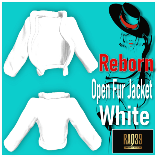 Second Life Marketplace - [R39] Reborn Fur Jacket White