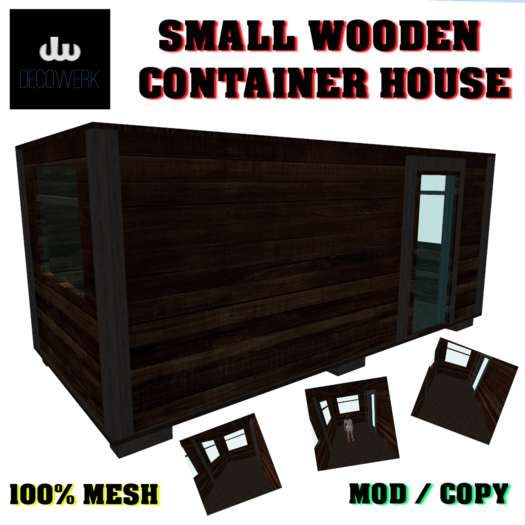 Second Life Marketplace - [dW] Wood Container House
