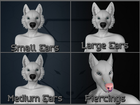 Second Life Marketplace - [VFUZZ] Bento Wolf Kit