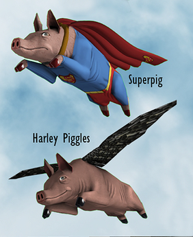Second Life Marketplace - MadPea WPF Harley Piggles (wear)