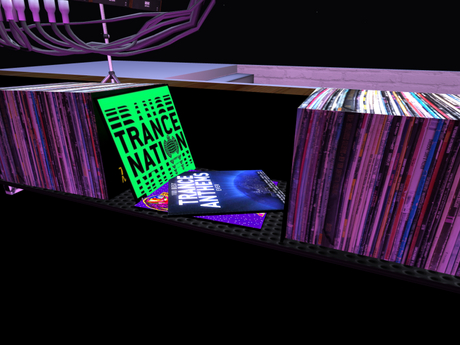 Second Life Marketplace - Vinyl Trance Record Stack