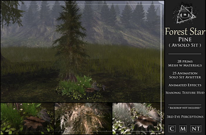 Second Life Marketplace - Forest Star Pine ( AVsolo )