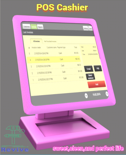 Second Life Marketplace - Revive - POS Cashier Pink 2022-1