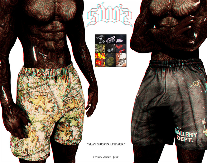 Second Life Marketplace - SITY - SLAY SHORTS FP