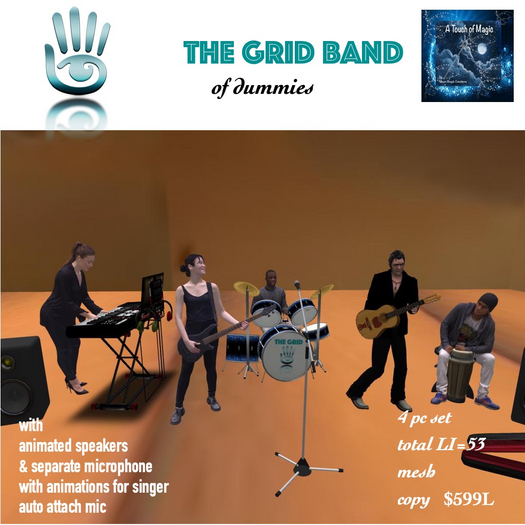 Second Life Marketplace - The SL Grid Band of dummies-Box LI53