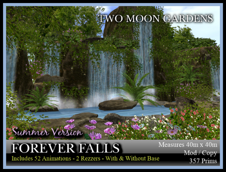 Second Life Marketplace - Waterfall|ForeverFallsSummer|Waterfall Waterfall