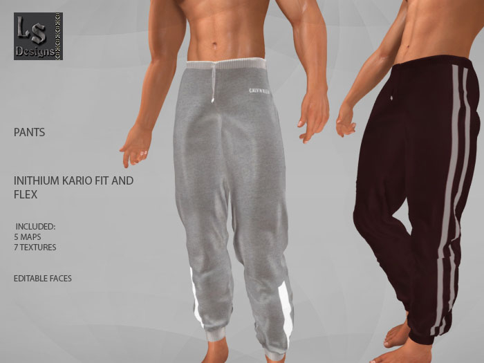 Second Life Marketplace - LS DESIGNS [0010] PANTS INITHIUM KARIO FIT ...