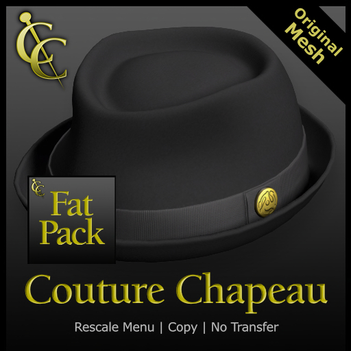 Second Life Marketplace - CC DJ Porkpie Fedoras FAT PACK - 8