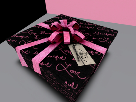 Second Life Marketplace - ~ Hotstuffs ~ "Be Mine" Gift Box (Black)
