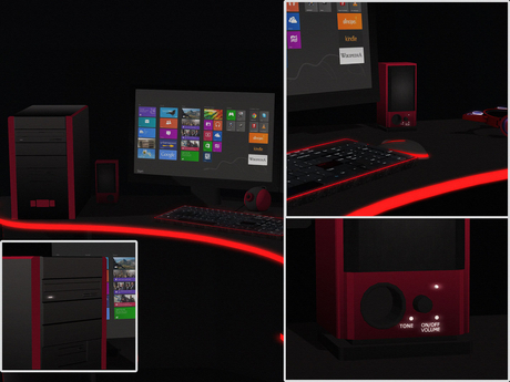 Second Life Marketplace - Gamer Desk PG