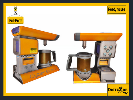 Second Life Marketplace - ::DisturbeD:: Cyberpunk Coffee Maker - FULL ...