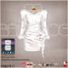 Second Life Marketplace - Baiastice_Velvet Hug Dress-White
