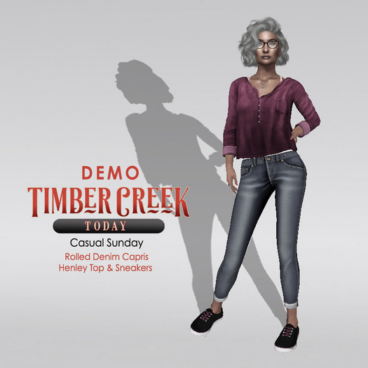 Second Life Marketplace - [Timber Creek] Casual Sunday Outfit-DEMO