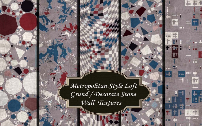 Second Life Marketplace - Metropolitan Style Loft Grunge Wall texture ...