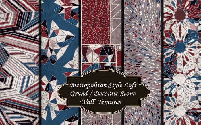 Second Life Marketplace - Metropolitan Style Loft Grunge Wall texture ...