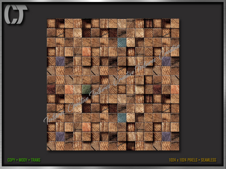 Second Life Marketplace - WOOD TEXTURE 3D CT-019