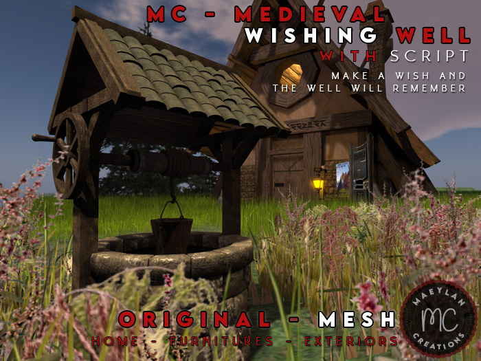 Second Life Marketplace - MC - Medieval Fantasy Wishing Well