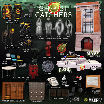 Second Life Marketplace - MadPea Ghost Catchers - Wooden Storage Locker