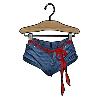 Second Life Marketplace - {Demicorn} Starlet Shorts - Set 2