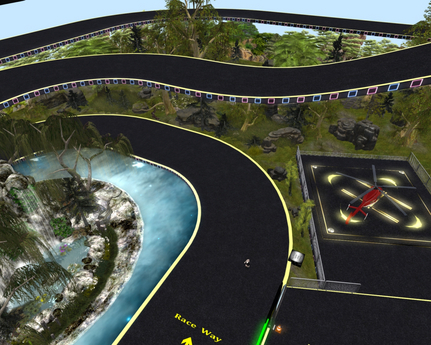 Second Life Marketplace - * New Top 1/4 Sim Racing Track * Fully Equipped