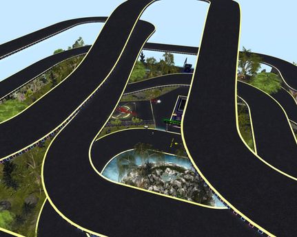 Second Life Marketplace - * New Top 1/4 Sim Racing Track * Fully Equipped