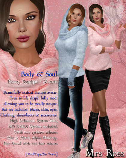Second Life Marketplace - Body & Soul - Complete Avatar - UPDATED ...