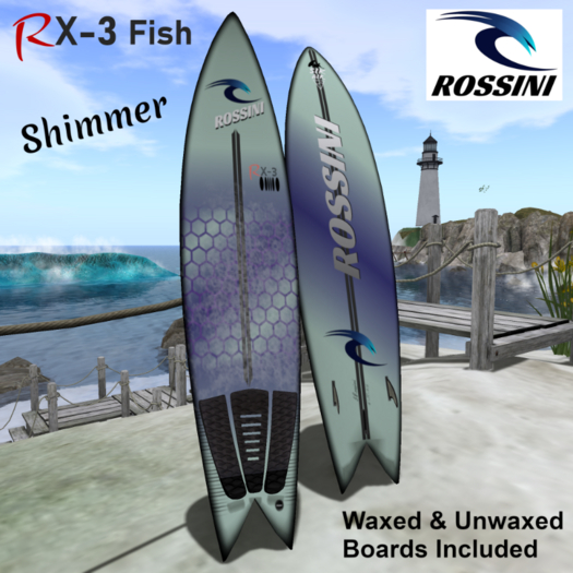 Second Life Marketplace - ROSSINI Surf X-3 Fish - Shimmer