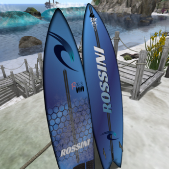 Second Life Marketplace - ROSSINI Surf X-3 Fish - Blue Fish
