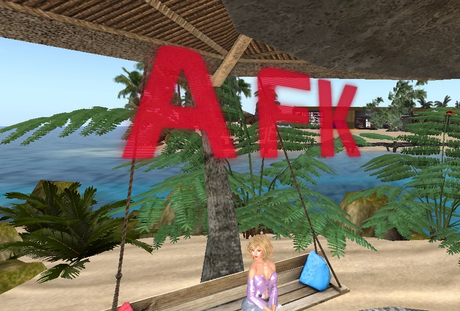 Second Life Marketplace - Poster AFK (wear)