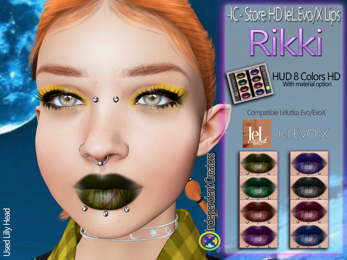 Second Life Marketplace Ic Store Hd Lel Evo Evox Lips Rikki