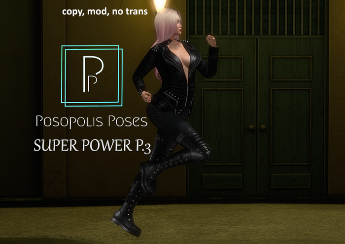 Second Life Marketplace - POSOPOLIS - Super Power 3 - female bento pose