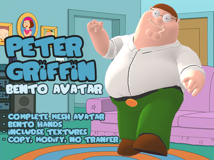 Second Life Marketplace - .:CQ:. Peter Fat Guy - Bento Avatar