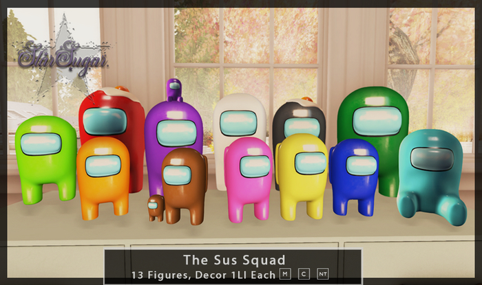 Second Life Marketplace - *SS* Sus Squad Figures