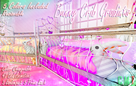 Second Life Marketplace - Strange Merchant - Bunny Crib - Gradiants