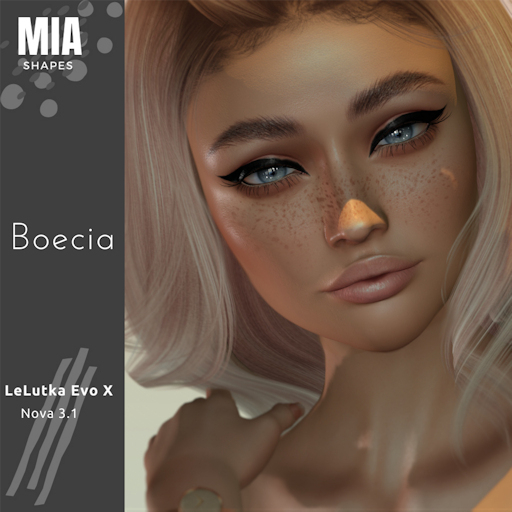 Second Life Marketplace - .mia. BOECIA shape - Lel Evox Nova 3.1 & Perky