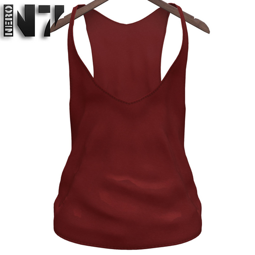 Second Life Marketplace - Nero - Deontay Gym Tank - Red