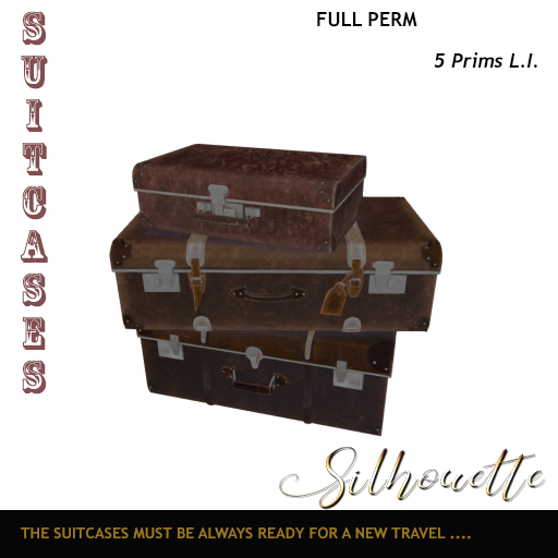 Second Life Marketplace - [Silhouette] - Suitcases