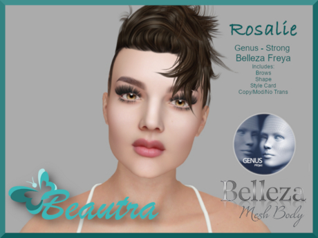 Second Life Marketplace - Beautra - Rosalie - Genus Strong Shape