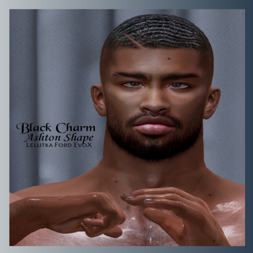 Second Life Marketplace - BLACK CHARM - ASHTON SHAPE for LELUTKA FORD ...