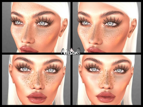 Second Life Marketplace - [A] Freckles BOM F/M