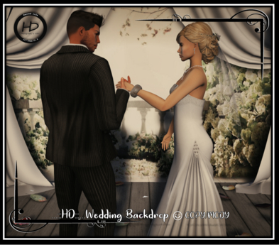 Second Life Marketplace - ...:::HD:::... Balcony Wedding Backdrop (WEAR ...