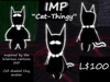 Second Life Marketplace - IMP - Cat-Thingy Tiny Avatar COPY/NO TRANS
