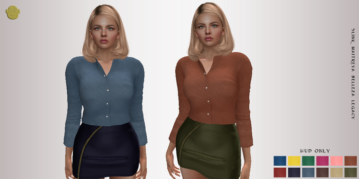 Second Life Marketplace - BM Cashmere Cardigan FW 21/22 HUD
