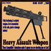 Second Life Marketplace - (CC) Heavy Auto Assault Weapon (7Seas Fishing ...