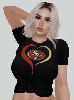 Second Life Marketplace - SF Heart Ladies Knot Shirt