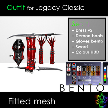 Second Life Marketplace - Furry Andy - Outfit for Legacy Classic (f ...