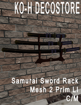 Second Life Marketplace - KO-H Samurai Sword Rack