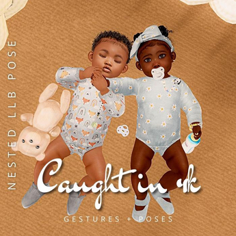 Second Life Marketplace - -Caught in 4k- Nested Lullabeeb Twin Pose