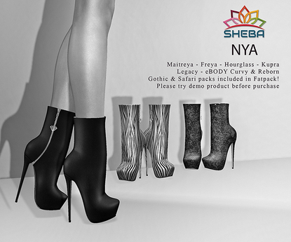 Second Life Marketplace - [Sheba] Nya Boots demo