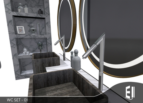 Second Life Marketplace - Bathroom Set 15 prims / erfe Design